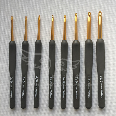 日本进口黑金t15系列毛线钩针