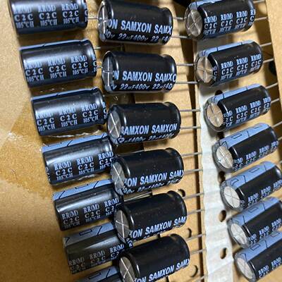 可维修2万只400V22UF10X17 SAMXON铝电解电容议价