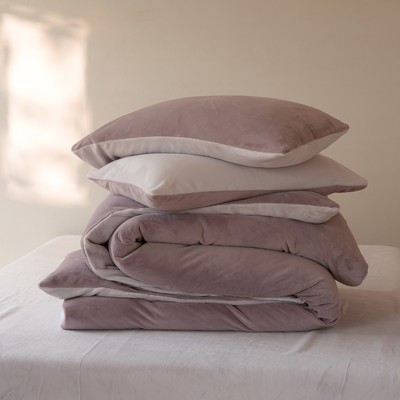 A类全消光双拼牛奶绒四件套