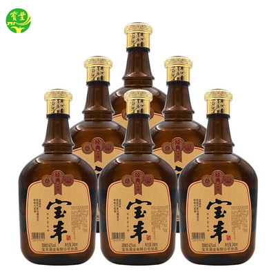 宝丰酒宝丰经典一号42度清香型白酒248ml/500ml单瓶6瓶
