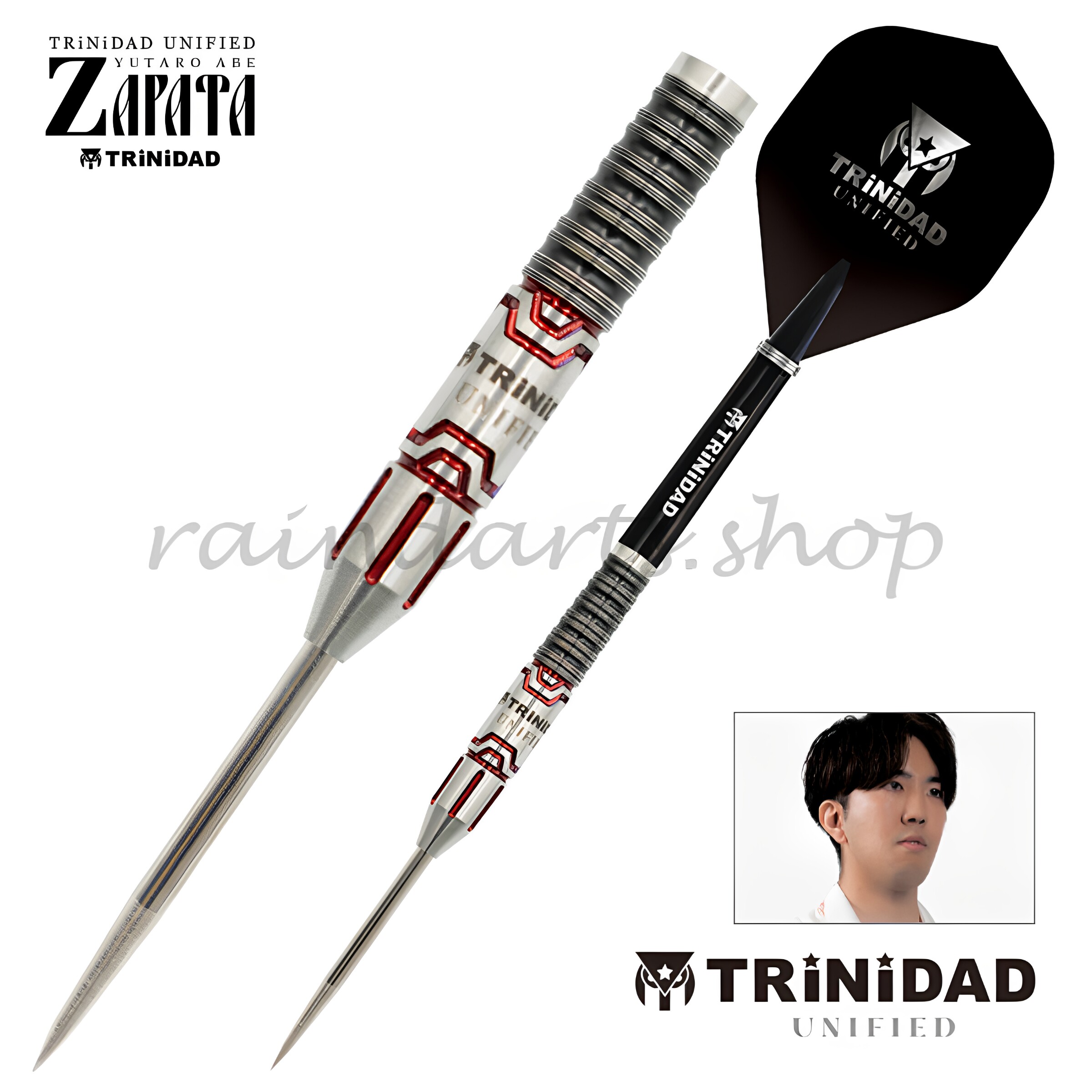 TRINIDAD千里达ZAPATA 阿部悠太郎 2BA三支专业比赛硬式飞镖套装