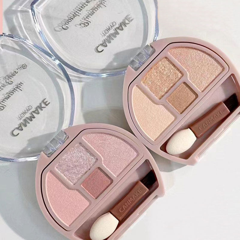 日本CANMAKE井田卧蚕四色眼影盘修饰眼部轮廓2023年限定泪袋眼影_虎窝淘