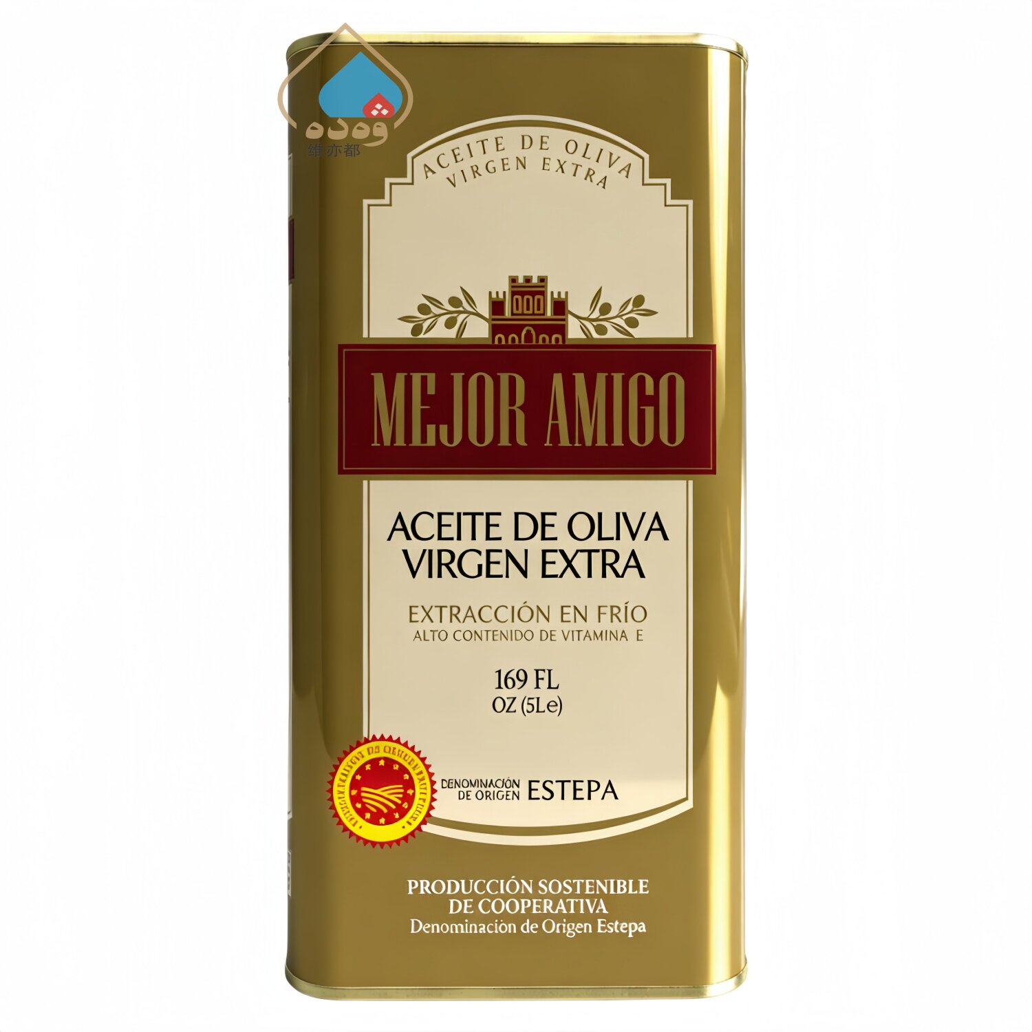 MEJOR AMIGO特级初榨橄榄油5L桶装西班牙进口烹饪凉拌酸度≤0.2%