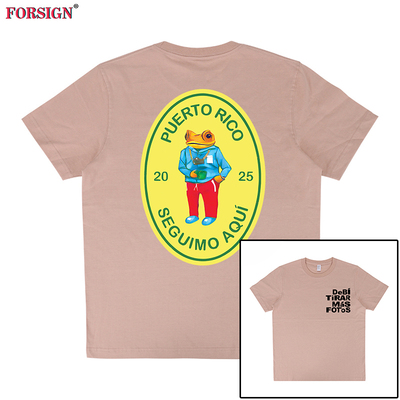 Bad Bunny DeBI TiRAR MAS FOToS欧美音乐青蛙短袖T恤男女复古