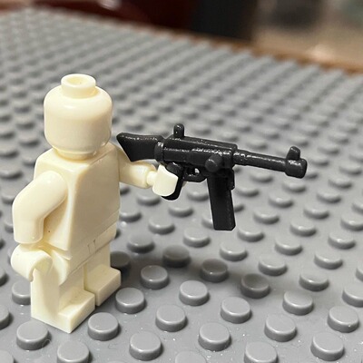 MAS38冲锋枪 3D打印 积木武器配件 满35包邮