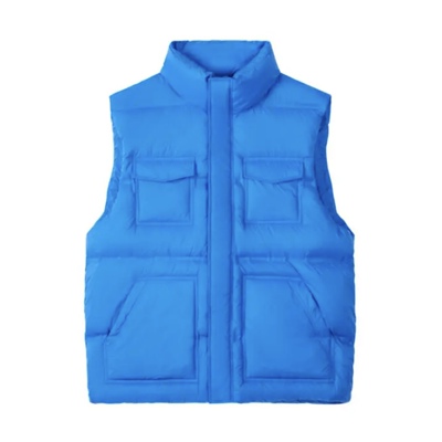 秋冬新款男士保暖立领羽绒马甲