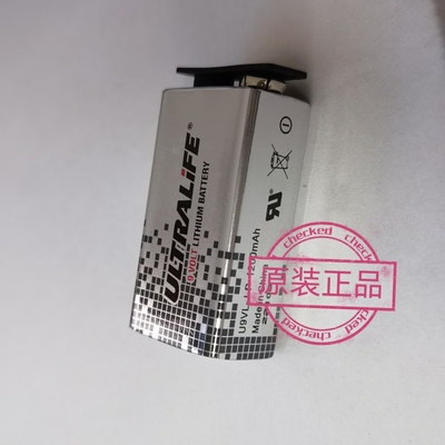 全新原装美国 ULTRALIFE U9VL-J-P CR-V9 DL1604 LA522 9V 锂电池