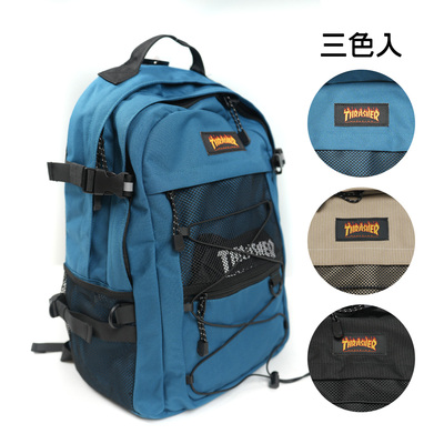 THRASHER小LOGO抽绳背包
