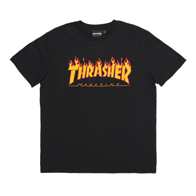 THRASHER日版火焰LOGO短袖T恤