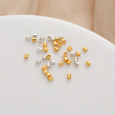 925纯银定位管diy手工收尾定位珠