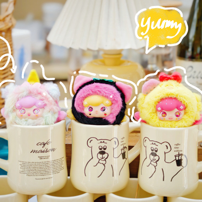 三只宝正版Billie比莉动物甜品店系列毛绒盲盒可爱包包小挂件潮玩