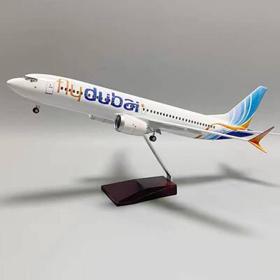 B737MAX仿真轮子塑料飞机模型