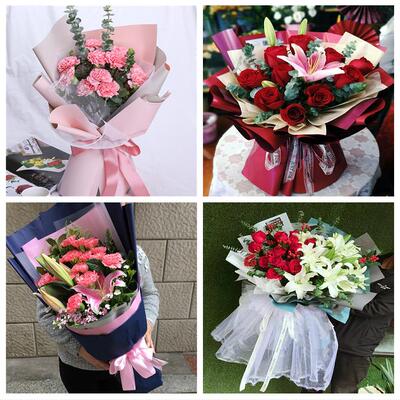 玫瑰百合向日葵康乃馨鲜花山西忻州市忻府区定襄县五台县同城速递