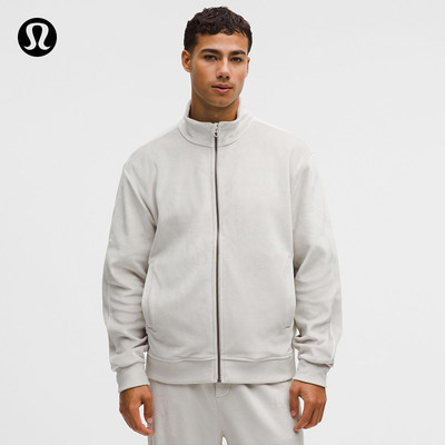 Velour男士绒面拉链夹克