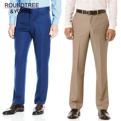 抗皱男西裤ROUNDTREEANDYORKE