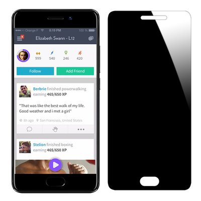 魅族pro6plus防窥钢化膜魅族pro6/6s pro5防偷窥偷看防摔全屏膜