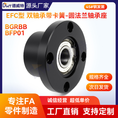 EFC双轴承圆法兰座BGRBBBFP01