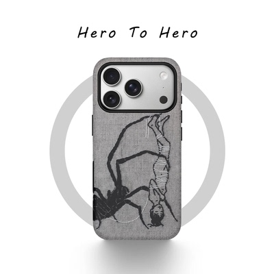 蜘蛛女 适用苹果华为小米手机壳磁吸iPhone17promax新款16个性艺术15小众独特14高级感13超现实暗黑风手机壳