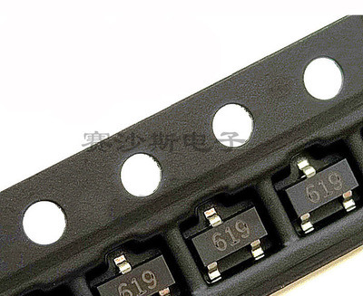 FMMT619TA 贴片三极管 丝印619 FMMT619T场效应MOS管 SOT23-3
