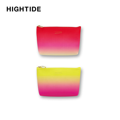 HIGHTIDE TRANSIENCE PU渐变色文具数码大容量收纳包化妆包