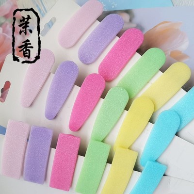 儿童糖果色BB夹椭圆diy水滴夹