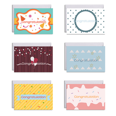 祝贺小卡片小贺卡信封贴纸