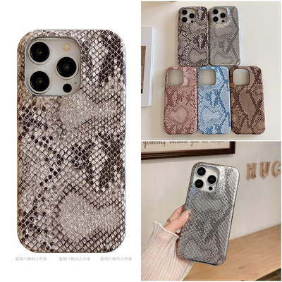 欧美气质复古蛇纹皮质谷歌手机壳