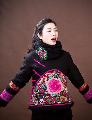 秋冬秋冬绣花外套每个片段棉衣