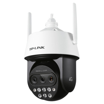 热销tp-linktl-ipc5420x三目变焦4g版机高清400万红外高速球全网