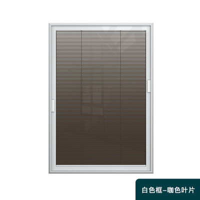eao4单玻磁控百叶窗百叶窗帘办公室厨房磁吸遮阳铝合金内置卫生间