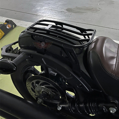 热销适用于印第安侦察兵bobber改装后货架行李架后尾架尾翼后座架