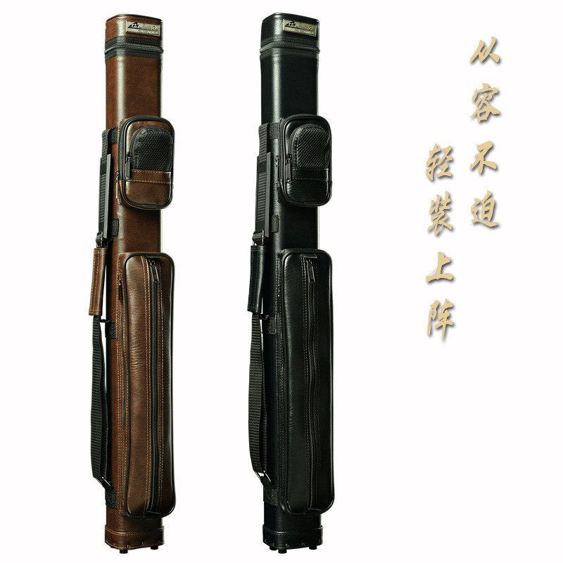 热销台球杆桶桌球杆球大头杆筒台球杆盒5孔杆包球筒杆袋1/2九6孔