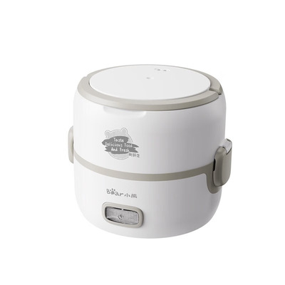小熊DFH-B14S3双胆加热饭盒蒸热饭器保温密封可蒸煮鸡蛋多功能
