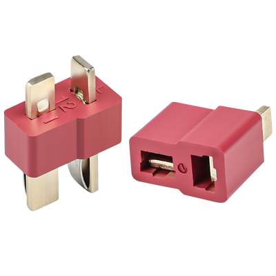 T型插头AM1015-F/M锂电池连接器电动智能滑板车接插件公母头带线