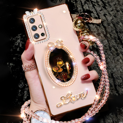 华为荣耀30s硅胶创意手机壳镜子