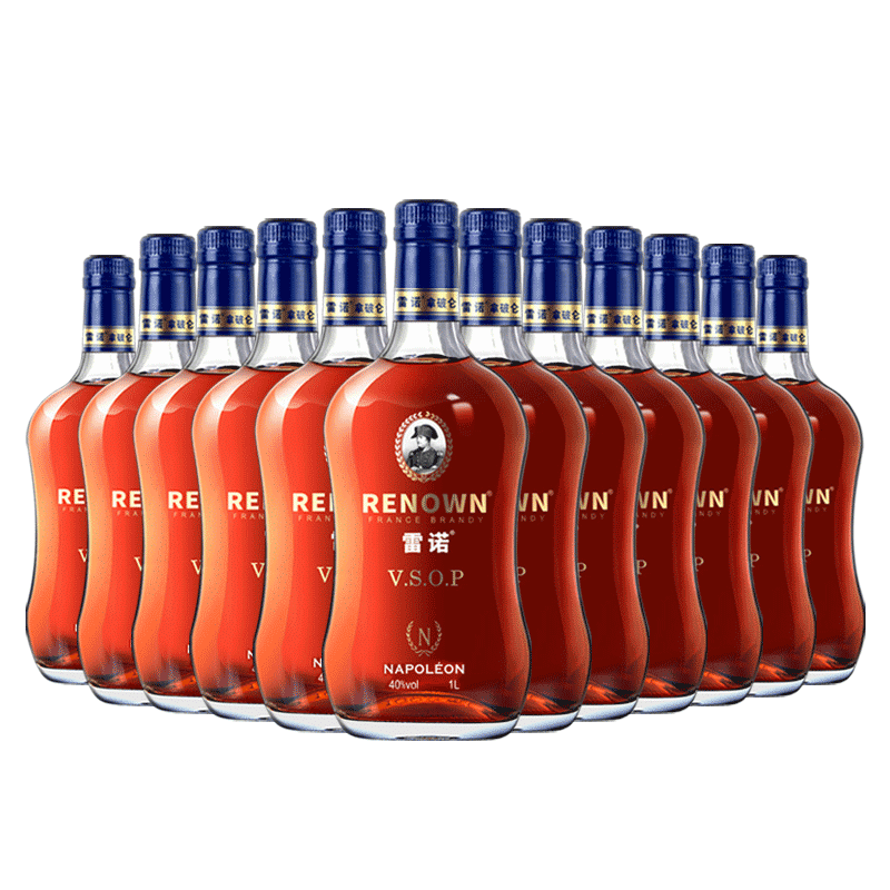 雷诺拿破仑1L整箱白兰地雷诺