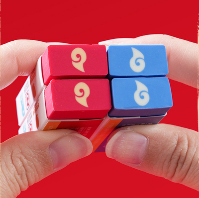 得力哪吒系列橡皮擦高颜值