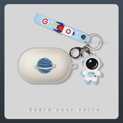 适用B&O Beoplay E8 3.0耳机盒保护套充电仓透明壳卡通可爱防摔B&O Beoplay E8 3.0保护套透明防摔壳创意挂件