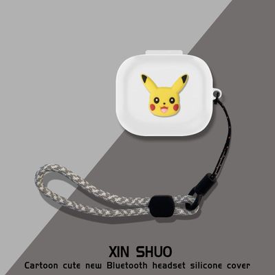 适用JBL Endurance Peak4耳机套硅胶卡通动漫防摔连体式软壳JBL Endurance Peak4无线耳机充电仓盒保护套硅胶