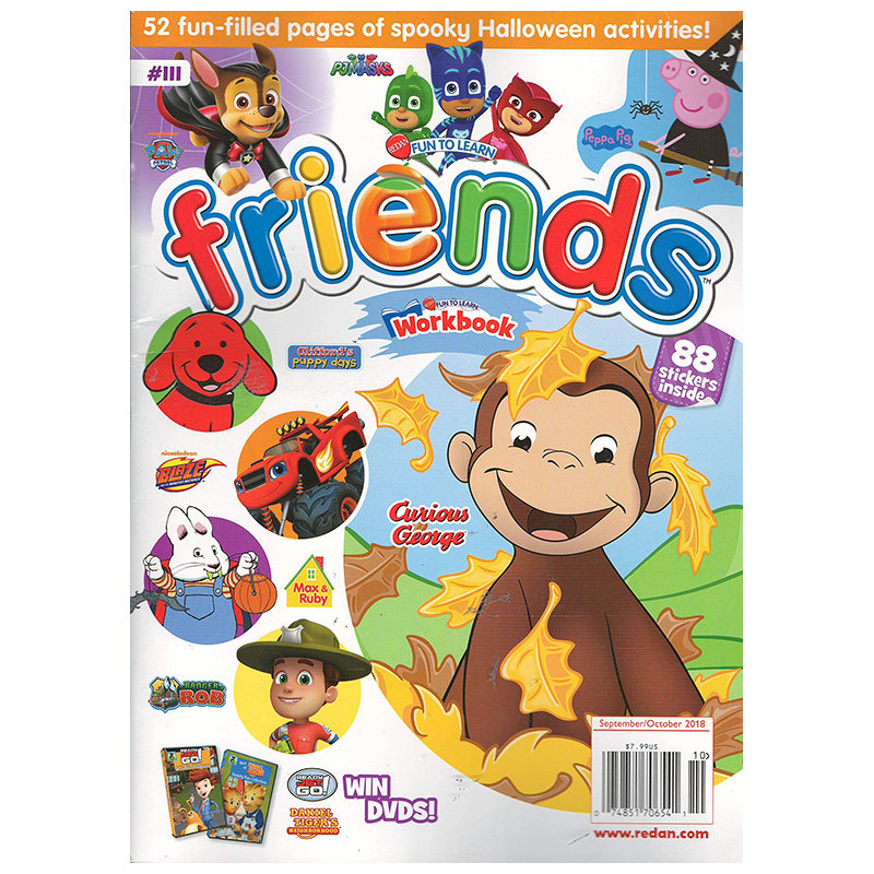 【订阅】Fun To Learn Friends儿童杂志英国英文原版年订12期 J028_虎窝淘