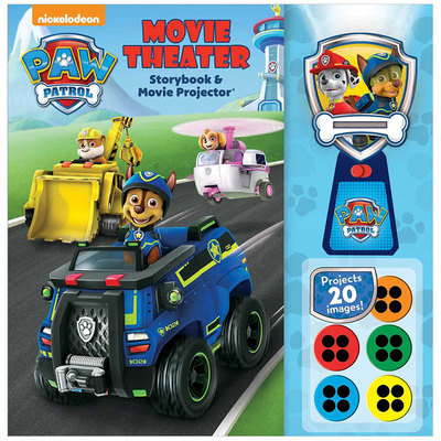 【预售】PAWPatrol汪汪队：电影故事及放映机英文原版儿童故事