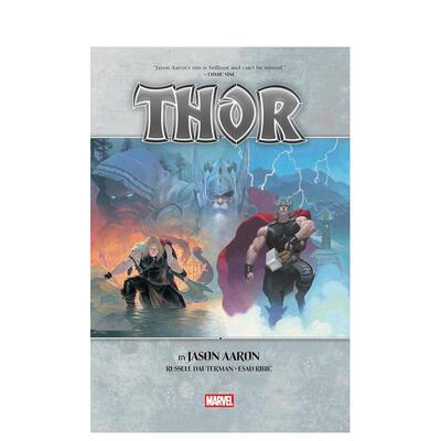 【预售】雷神 卷1 杰森?艾伦作品合集（全新印刷） Thor By Jason Aaron Omnibus Vol. 1 英文漫画进口原版图书籍外文正版Esad Ri
