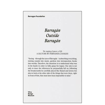 【预售】Barragán Outside Barragán巴拉甘之外的巴拉甘：穿越书籍、旅程、展览与友人的艺术之旅 英文进口原版建筑设计图书Fer