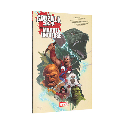【预售】哥斯拉大战漫威宇宙 Godzilla vs. the Marvel Universe英文漫画进口原版图书外文正版Leinil Yu  Ryan North