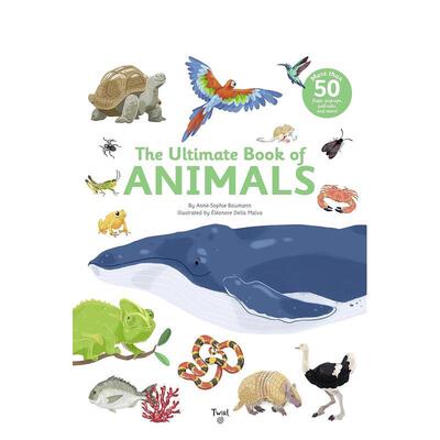 【预售】【极致系列翻翻立体书】动物The Ultimate Book of Animals英文进口原版儿童趣味图书Anne-Sophie Baumann3-6岁
