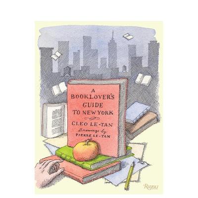 【预售】纽约书迷指南 A Booklover's Guide to New York英文进口原版旅行图书Cleo Le-Tan