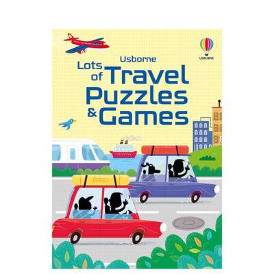 【预售】关于旅游的谜题和游戏 Lots of Travel Puzzles and Games 英文进口原版儿童趣味图书Kate Nolan  Simon Tudhope  Philli