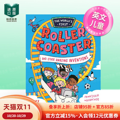 【现货】【蓝彼得图书奖得主Mike Barfield】过山车及其余事物的发明故事The World’s First Rollercoaster英文儿童绘本