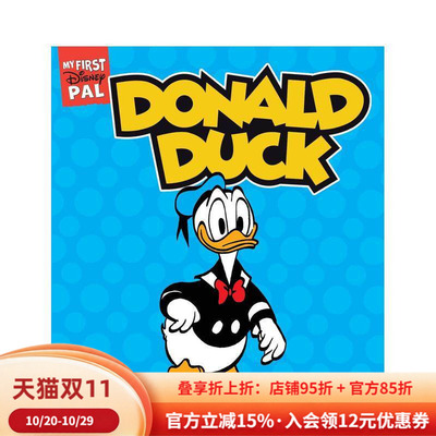 【预售】我的迪斯尼伙伴：唐老鸭 My First Disney Pal: Donald Duck 英文进口原版儿童绘本图书Carl Barks3-6岁