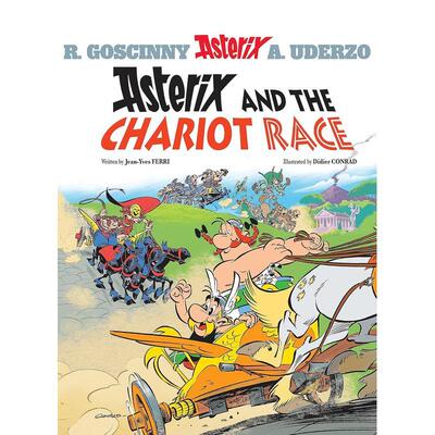 【现货】阿斯泰里克斯与战车竞赛Asterix and the Chariot Race: Album 37英文儿童图书籍进口原版Orion Publishing Group3-6岁